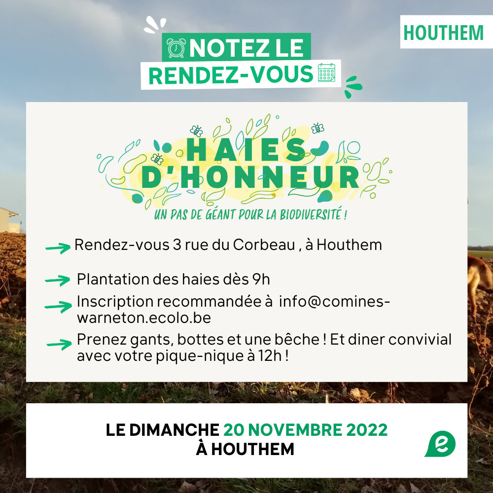 Haies d’honneur 2021 | Ecolo Comines